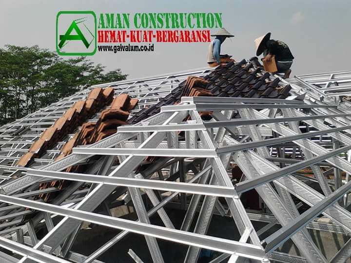 galvalume hemat kuat bergaransi - Galvalum.co.id - Aman Construction